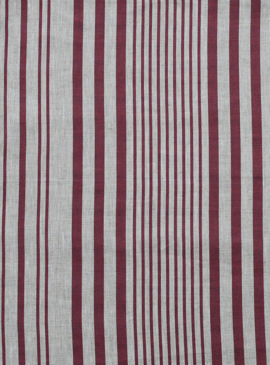 Stanley Stripe French Raspberry - Natural Linen – pillolondon.com